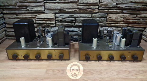 2 EICO HF-20 1950's Mono Integrated Vacuum Tube Amplifiers | Reverb