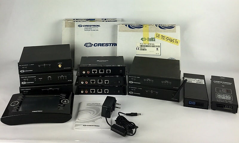Lot of (14) Crestron :TPS-6x RF gateway 2 way CNFGWA Video | Reverb
