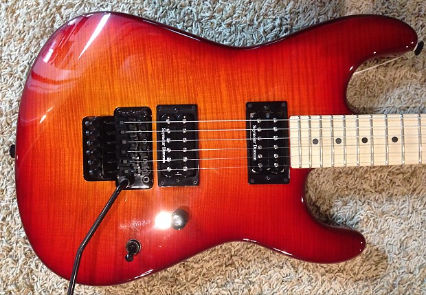 Charvel San Dimas Style 1 HH Red Burst | Reverb