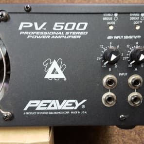 Peavey PV500 Stereo 500 Watt Power Amplifier | Reverb