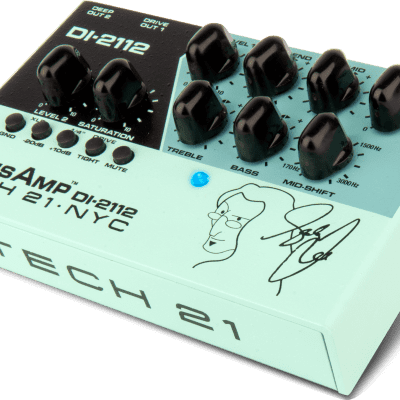 Tech 21 DI-2112 Geddy Lee Signature Dual Preamp Pedal | Reverb
