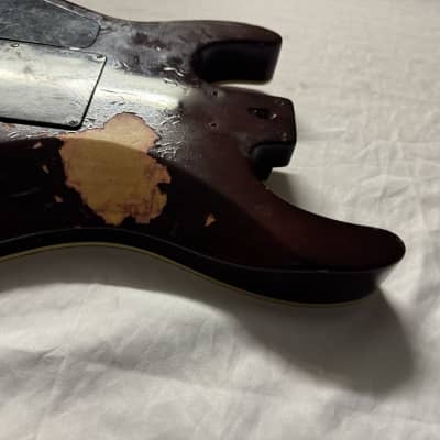 Vester Maniac Electric Guitar Body 1990s - Flamed Maple | Reverb