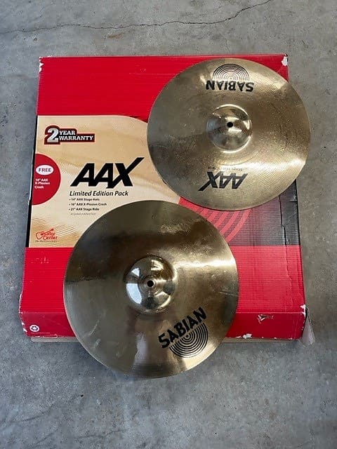 Sabian AAX X-Plosion Cymbal Pack With Free 18" Crash | Reverb
