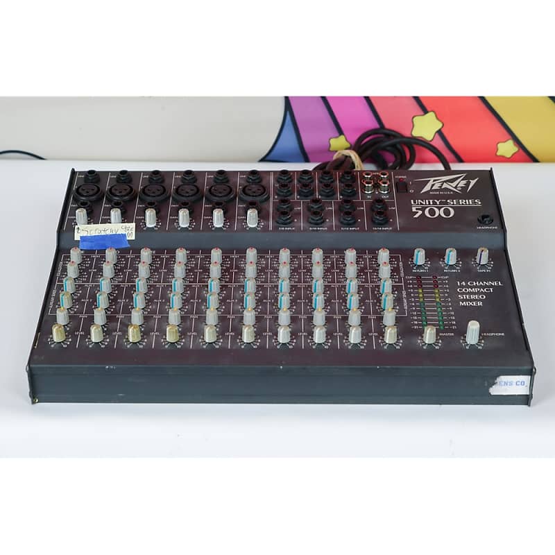 Used Peavey Unity 500 6 channel MIxer | Reverb
