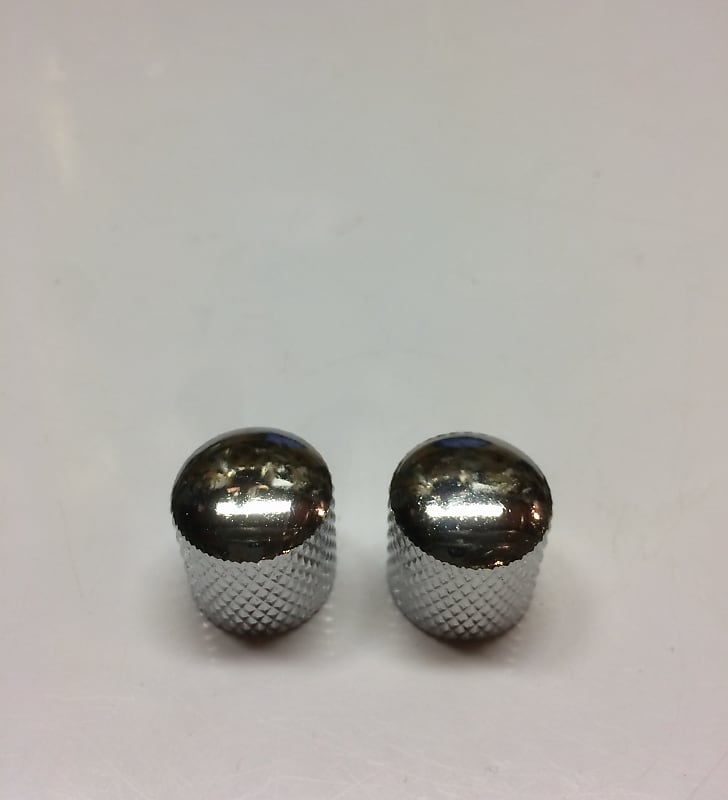 Telecaster Style Domed Knobs Chrome | Reverb