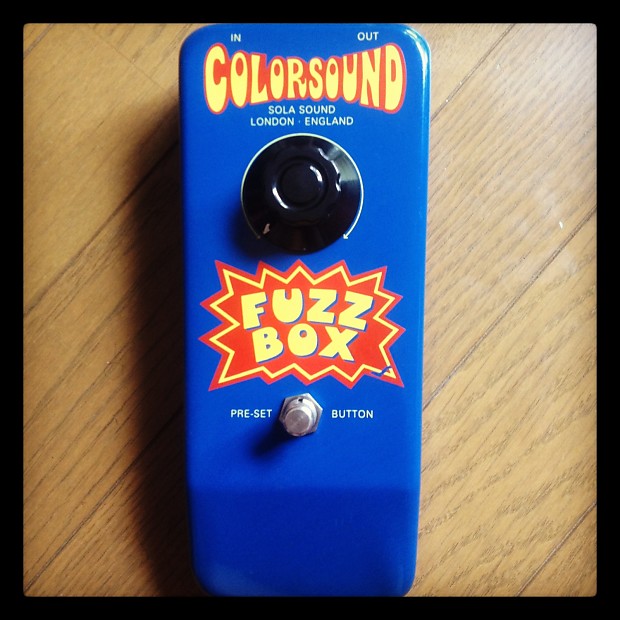Colorsound Fuzz Box 90s Blue | Reverb Australia