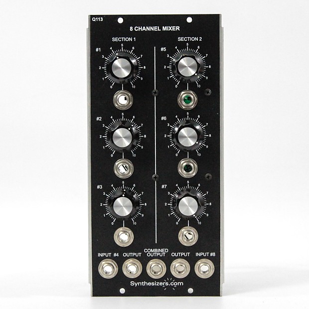 Synthesizers.com Q113 8-Channel Mixer Module | Reverb UK