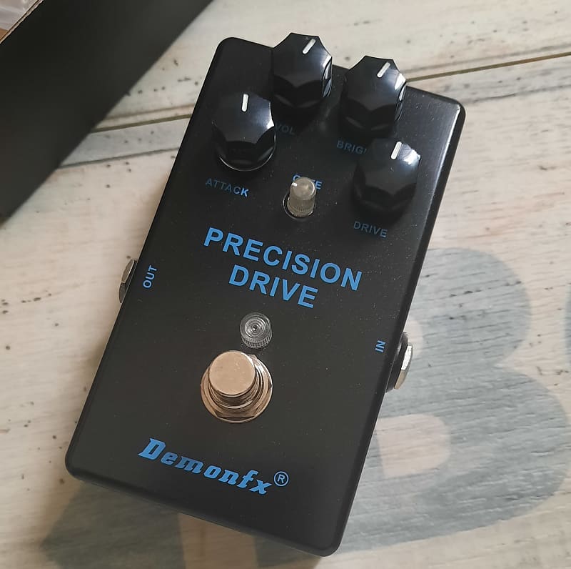 Demon FX Precision Drive Overdrive & Gate Pedal 2022 black | Reverb