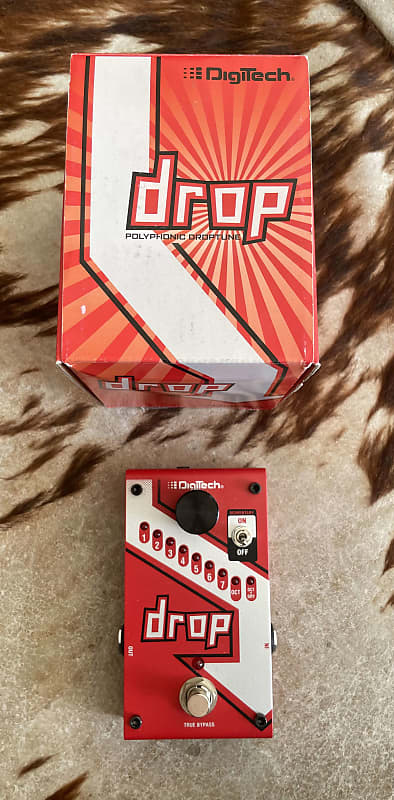 DigiTech Drop Compact Polyphonic Pitch-Shifter 2010s - Red | Reverb