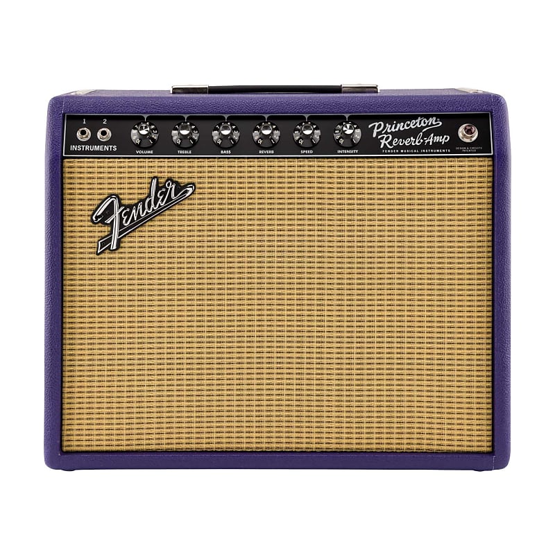 Fender FSR 65 Princeton Reverb Guitar Amplifier, Plum/Wheat, | Reverb