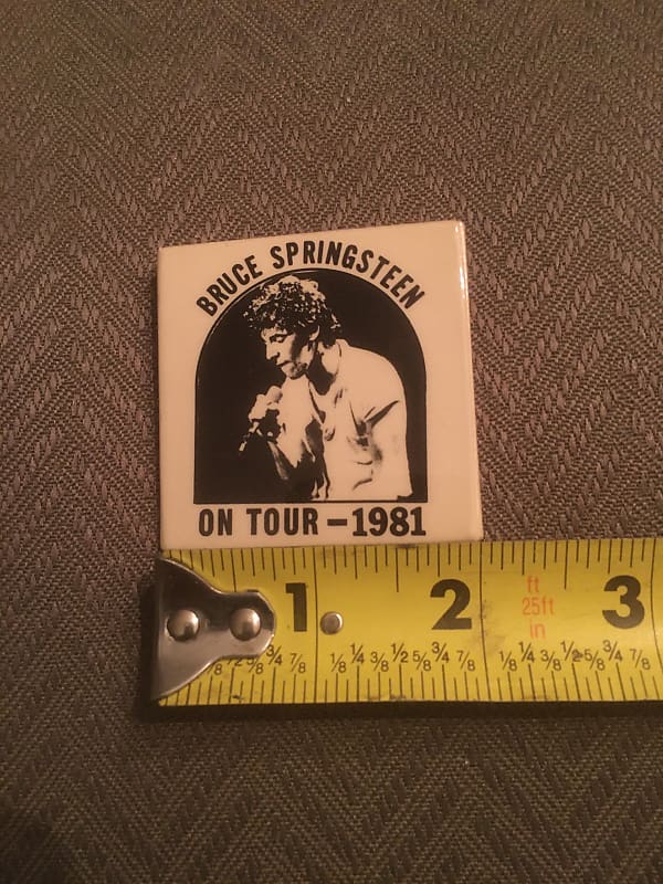 Bruce Springsteen 1981 Tour button | Reverb