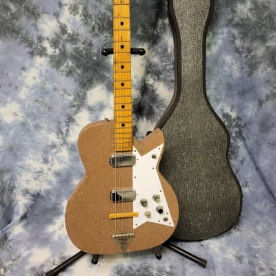 Vintage Kamico by Kay Set Neck Electric Guitar 1950's Formica | Reverb