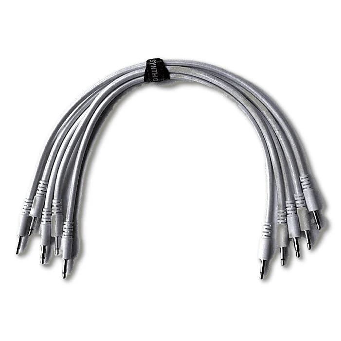Braided Eurorack Patch Cables (5 Pack) - 120cm / White | Reverb