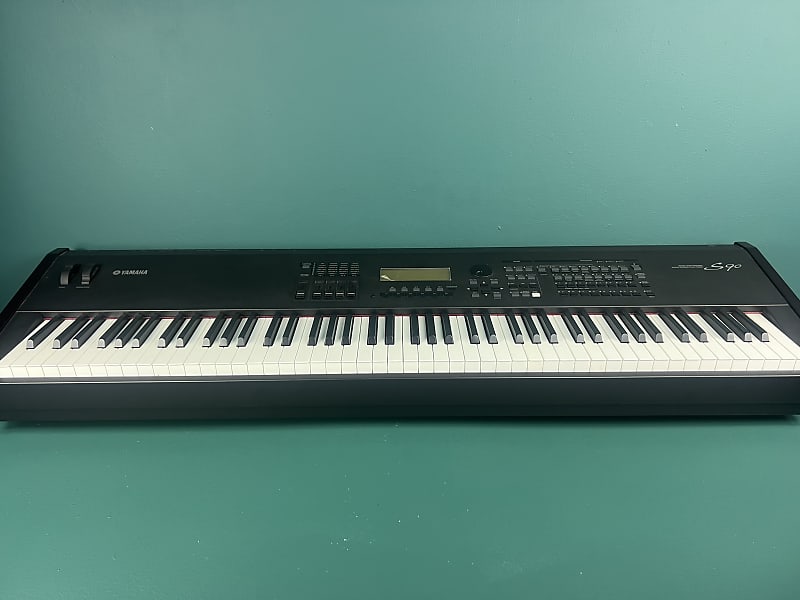 Yamaha S90 88 keys keyboard synthesizer 2000s - Black | Reverb