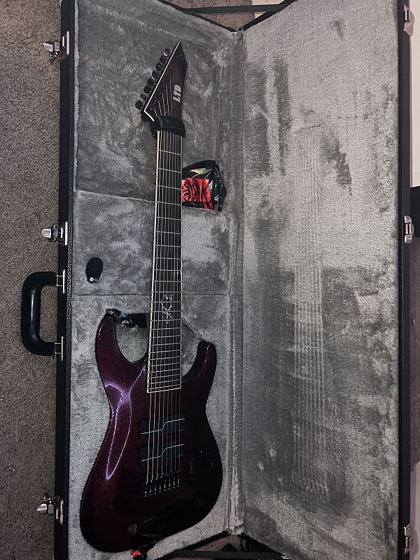 ESP LTD SC-608B Sparkle Red | Reverb