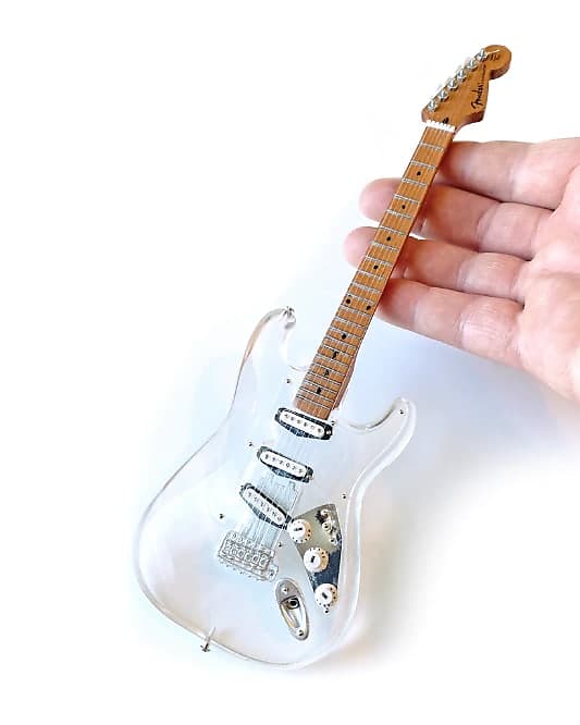 AXE HEAVEN Licensed Fender Strat Signature Clear Acrylic | Reverb