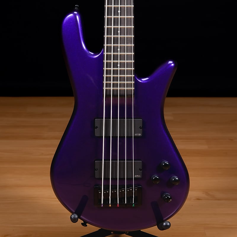 Spector NS Ethos HP 5 Bass Guitar - Plum Crazy Gloss SN | Reverb