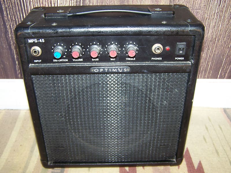 Optimus MPS-45 2010s, guitar amplifier, Black | Reverb