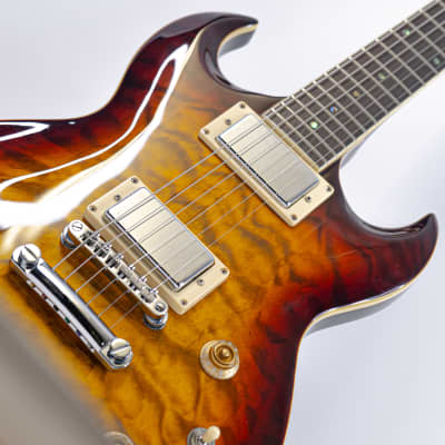 2003 Samick Torino Quilted Tobacco Sunburst w/ Double Cut, | Reverb