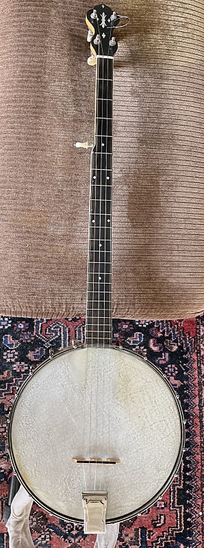 SS Stewart Universal Favorite 5-string Early 1900s - Birdseye | Reverb