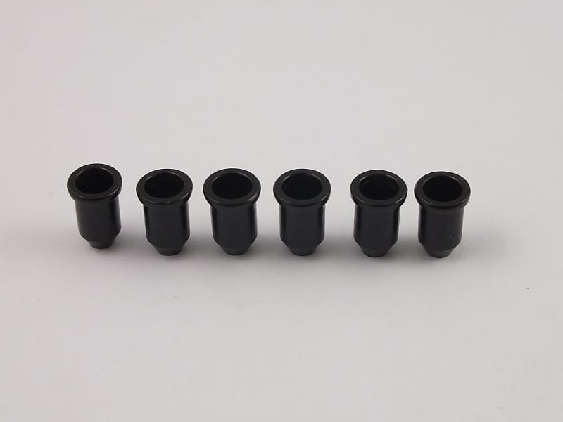 6 Black Body String Ferrules 6.5mm for Telecaster or | Reverb