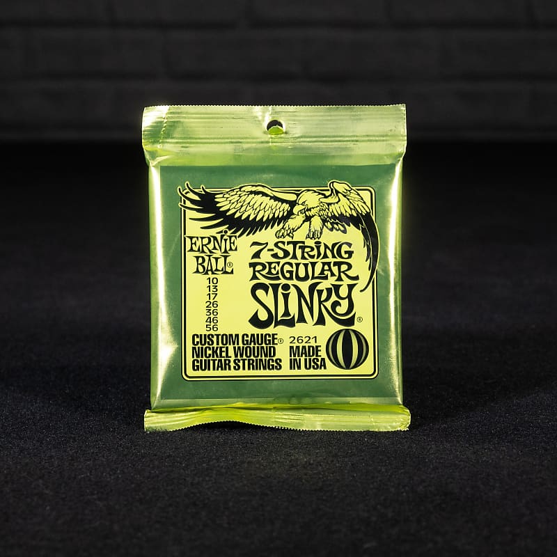 Ernie Ball Regular Slinky 7-Strings Nickel Wound Electric | Reverb