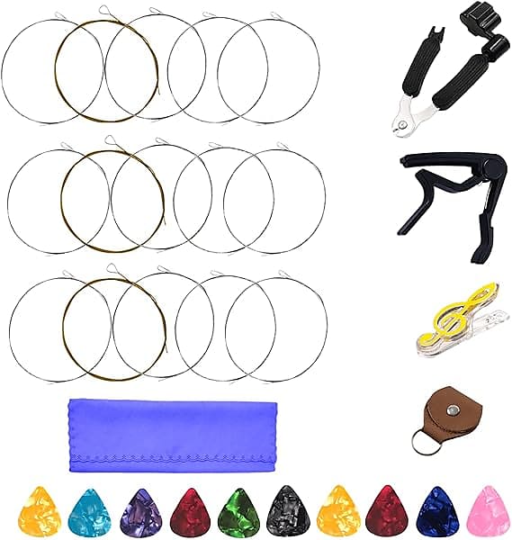 Banjo Strings 5 String Set Stainless Steel Core Copper Alloy | Reverb