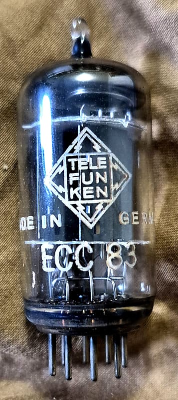 Telefunken ECC 83 12ax7 guitar amp tube preamp nos? 1962 | Reverb