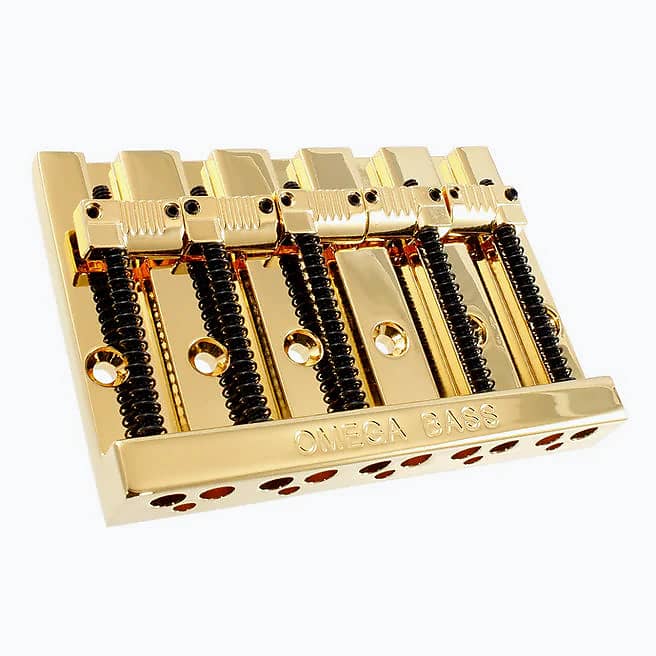 Allparts BB-3361-002 5-String Grooved Omega Bass Bridge | Reverb