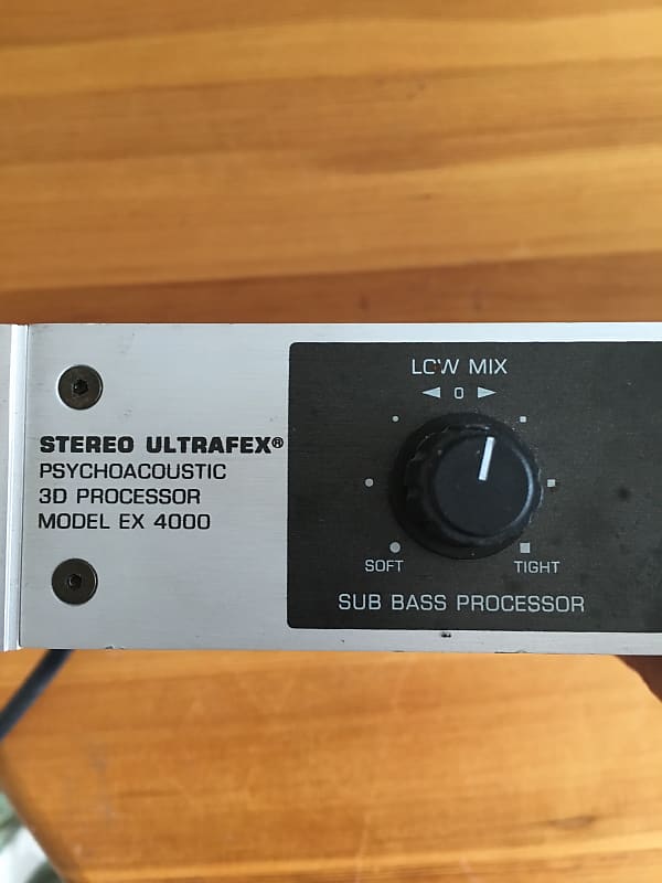 Behringer Stereo Ultrafex Psychoakustik 3D Processor Model EX | Reverb