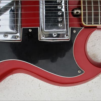 Kay SG Style Guitar, 1970, Made In Japan, Cherry Finish, | Reverb
