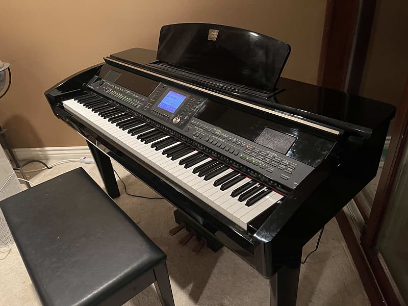Yamaha Clavinova Piano CVP 405 - Polished Ebony | Reverb