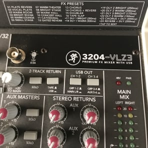 Mackie Mackie 3204-VLZ3 Premium 32-Channel FX Mixer with USB | Reverb