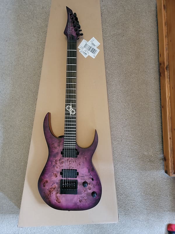 Solar Guitars S1.6PP Poplar Purple Burst Matte 6-String w/ | Reverb UK