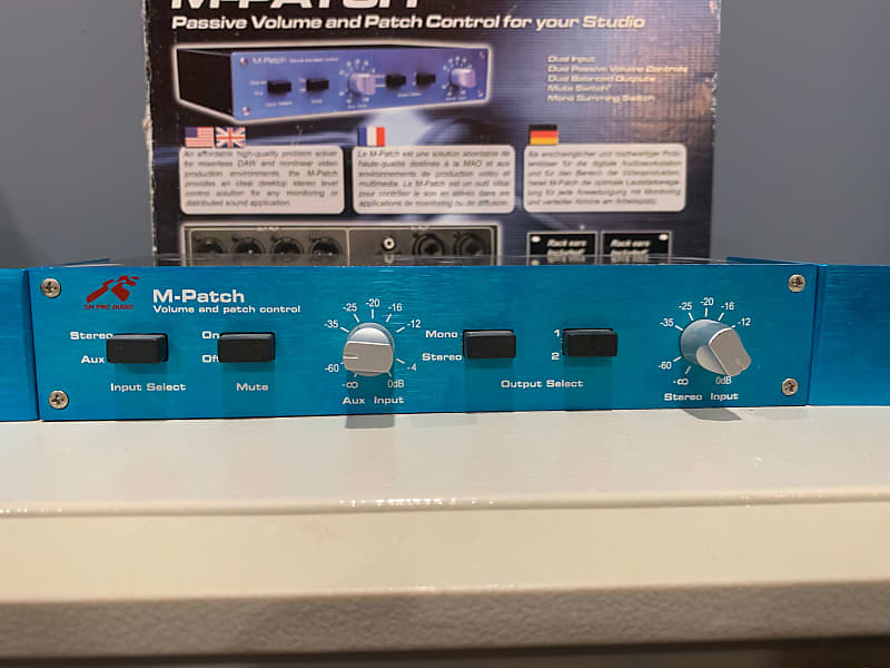 SM Pro Audio M-Patch Passive Volume and Patch Control | Reverb