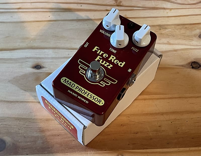 Mad Professor Fire Red Fuzz Hand Wired | Reverb