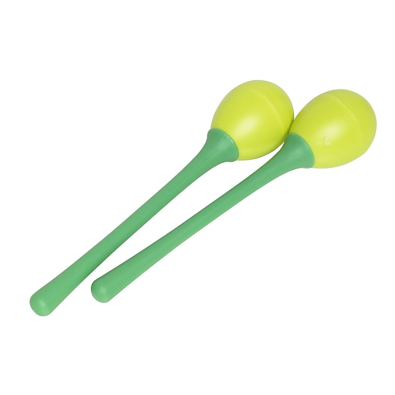Stagg Egg Maracas with Long Handle in Green (Pack of 2) 35g | Reverb