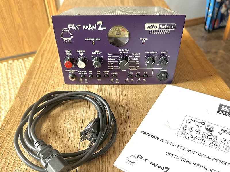 HHB- Radius 5 Fatman 2 Tube Compressor Preamp Instrument | Reverb