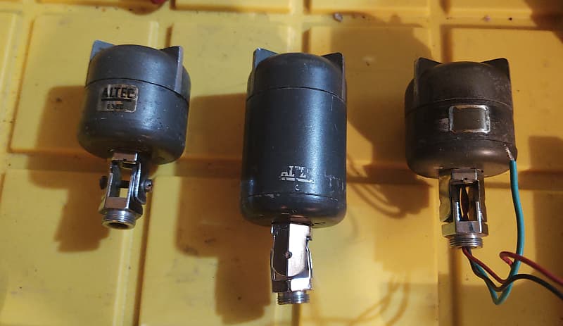 PAIR Altec 632c and ONE Altec 633 salt shaker microphone | Reverb