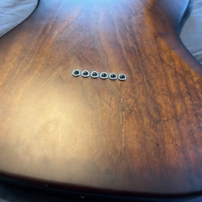 Warmoth Telecaster Body - Roasted Swamp Ash - Satin, Burst, | Reverb