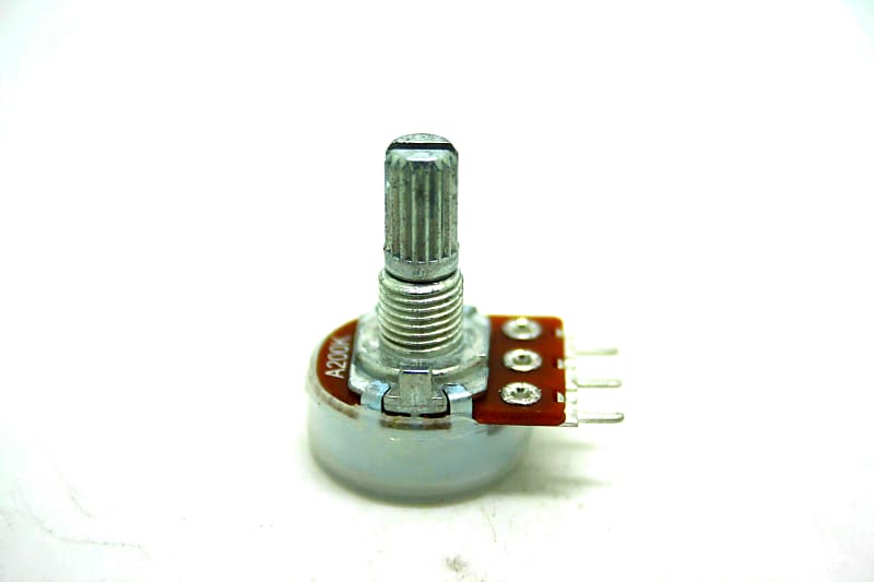MINI POTENTIOMETER ALPHA A200K 200K 16mm LOGARITHMIC AUDIO PC | Reverb