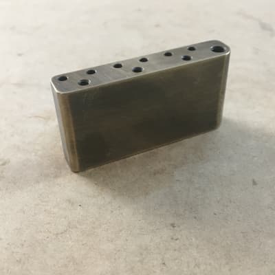 Vintage Late 70's-Early 80's Kahler Brass Tele Bridge | Reverb