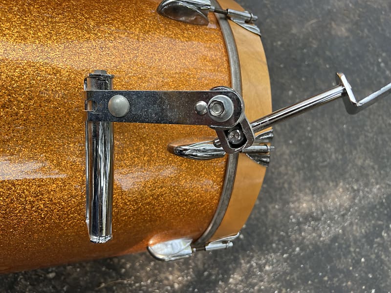 1971-73 Gretsch USA stop sign badge era 16” Bass drum / Floor | Reverb