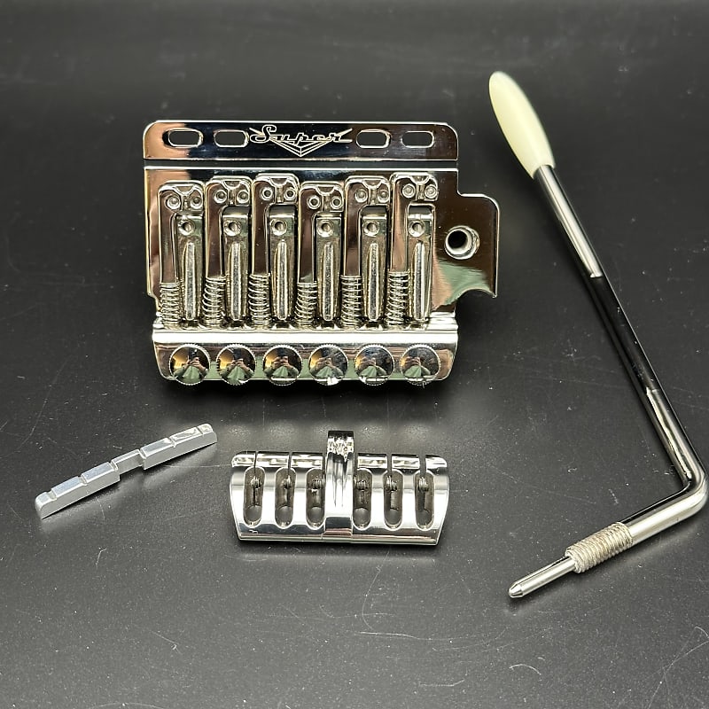 Super-Vee Original Locking Tremolo - Nickel | Reverb