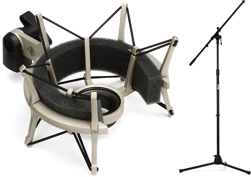 Neumann EA 4 - Nickel Bundle with On-Stage Stands MS7701B | Reverb