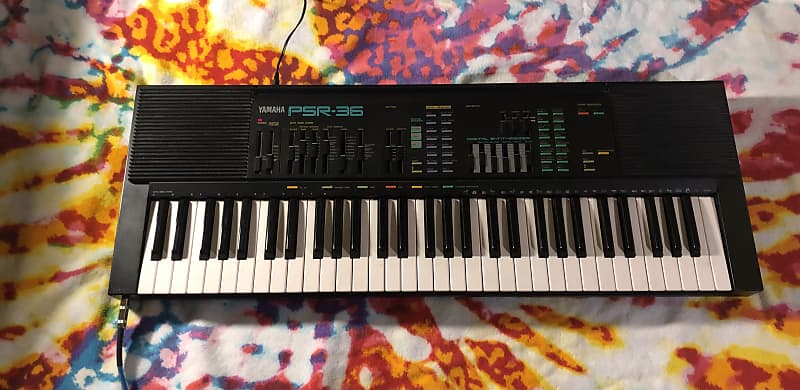 Yamaha PSR 36 Vintage FM Synthesizer Piano Keyboard (41) | Reverb