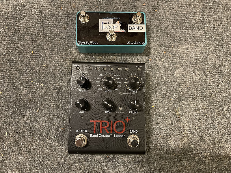 Digitech Trio Band Creator W FS3X switch and PSU | Reverb