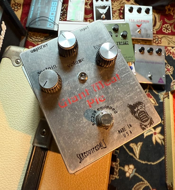 Skreddy Giant Meat Pie BC239 Fuzz Ram's Head Big Muff Variant | Reverb