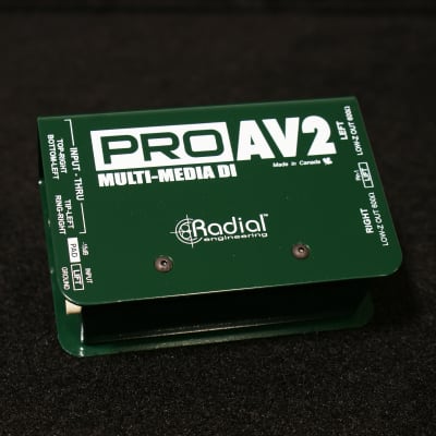 Radial Engineering Pro AV2 2-Channel Passive A/V Stereo DI | Reverb