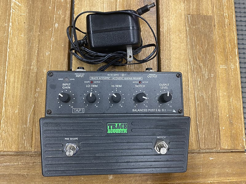 Trace Elliot TAP1 Acoustic Guitar Preamp Pedal 1990's | Reverb